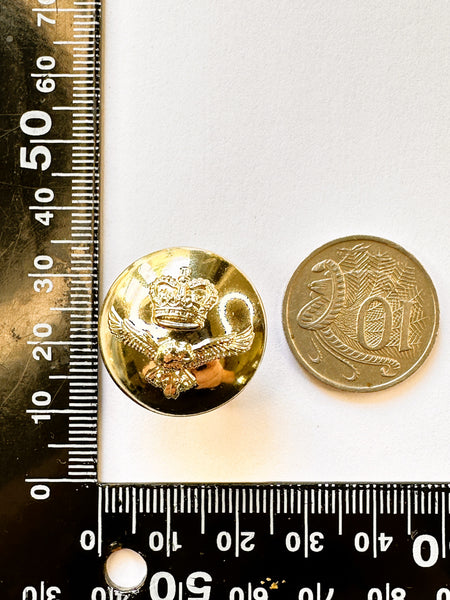 Vintage Buttons RAAF Royal Australian Air Force Anodised Buttons Stoke ...