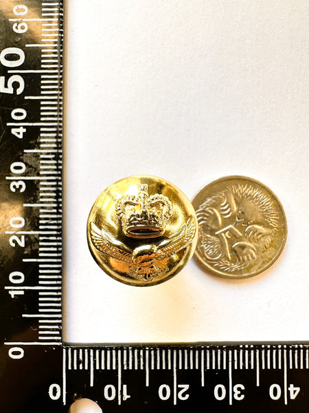 Vintage Buttons RAAF Royal Australian Air Force Anodised Buttons Stoke ...